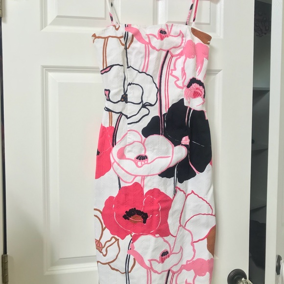 Milly | Dresses | Milly Dress Size 2 Pink White And Black | Poshmark